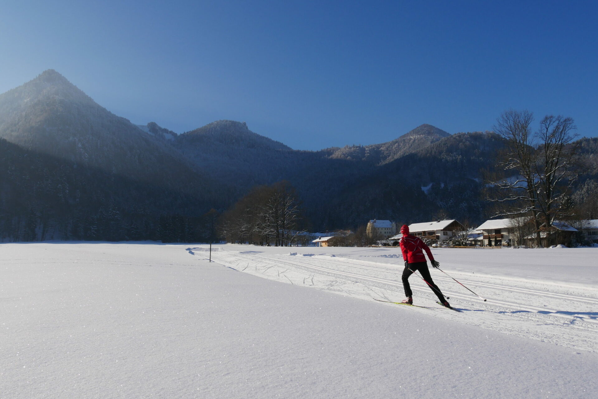 Langlaufloipe Oberfeld - Achental | Ferienregion Chiemsee-Chiemgau